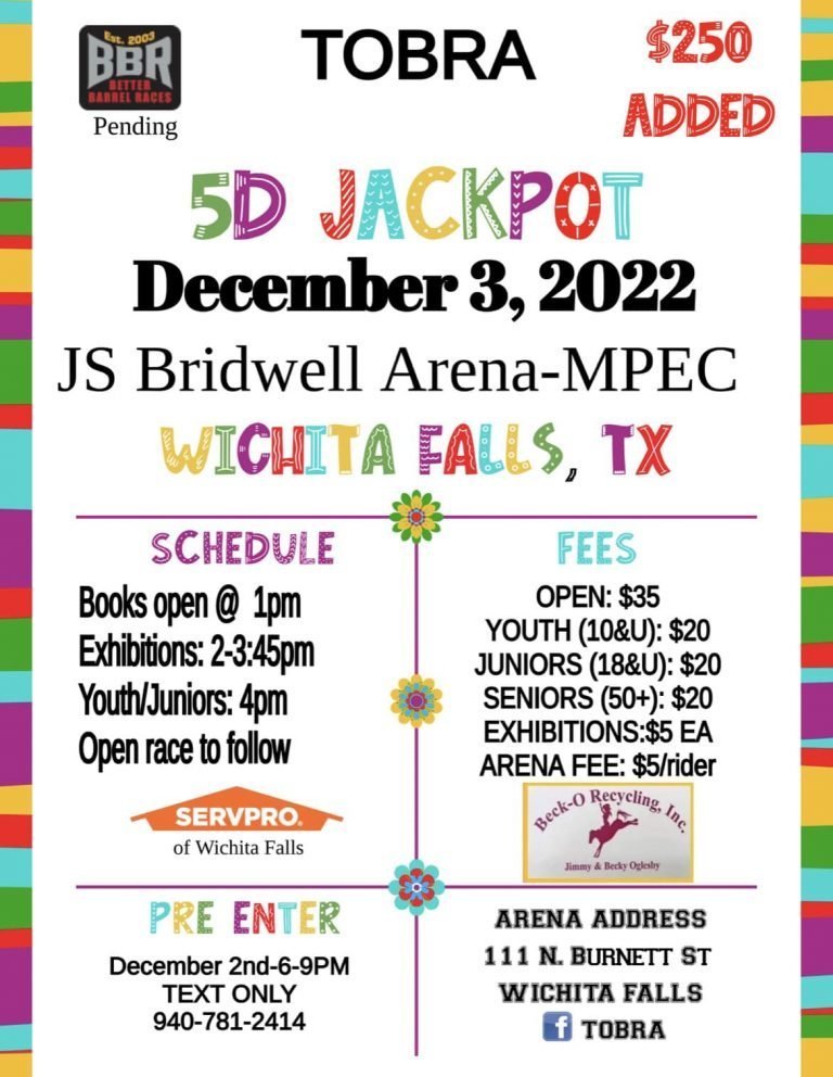 TOBRA Barrel Race - Best Arenas