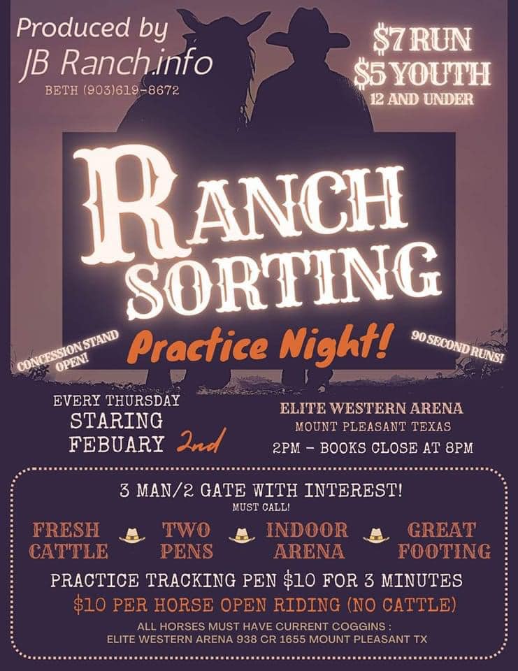 Ranch Sorting Practice - Best Arenas